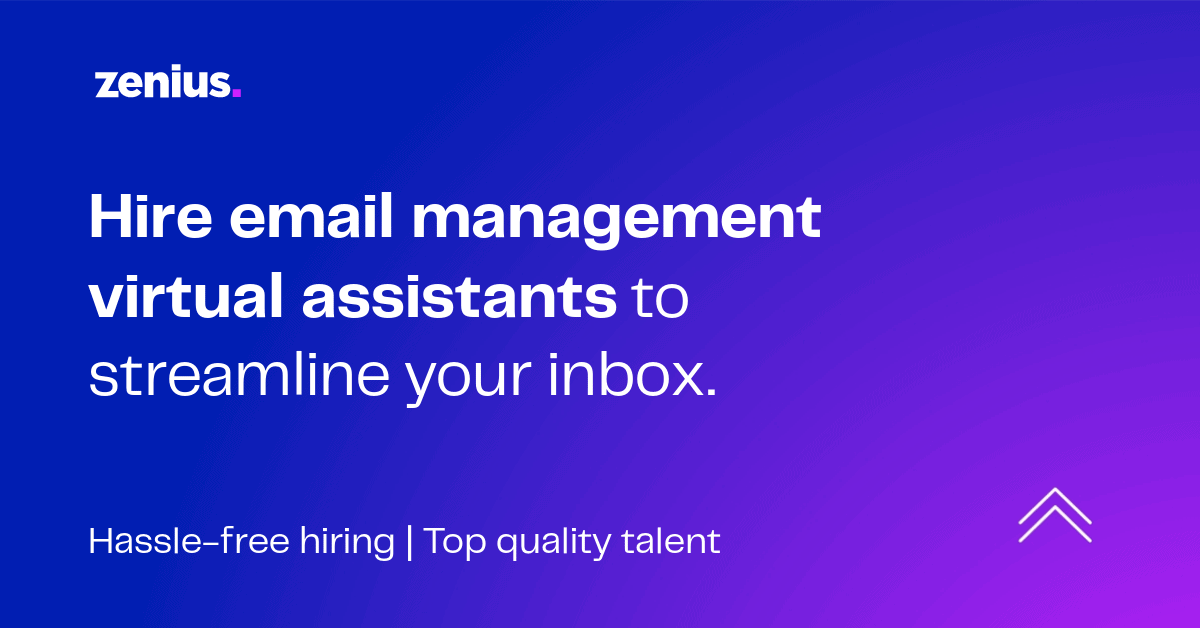 Hire Email Management Virtual Assistants for an Organized Inbox | Zenius