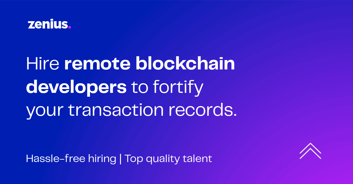 Hire Remote Blockchain Developers | Zenius