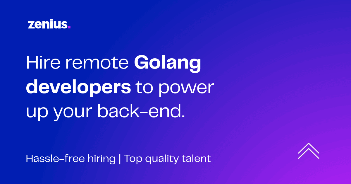 Hire Remote Golang Developers | Zenius