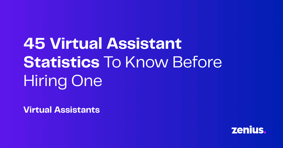 Surprising Statistics About Virtual Assistants | Zenius