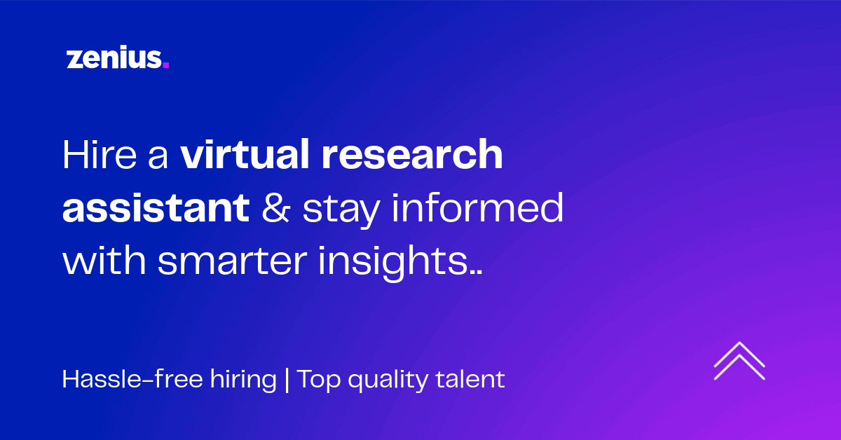 Hire a Virtual Research Assistant for Smarter Insights | Zenius