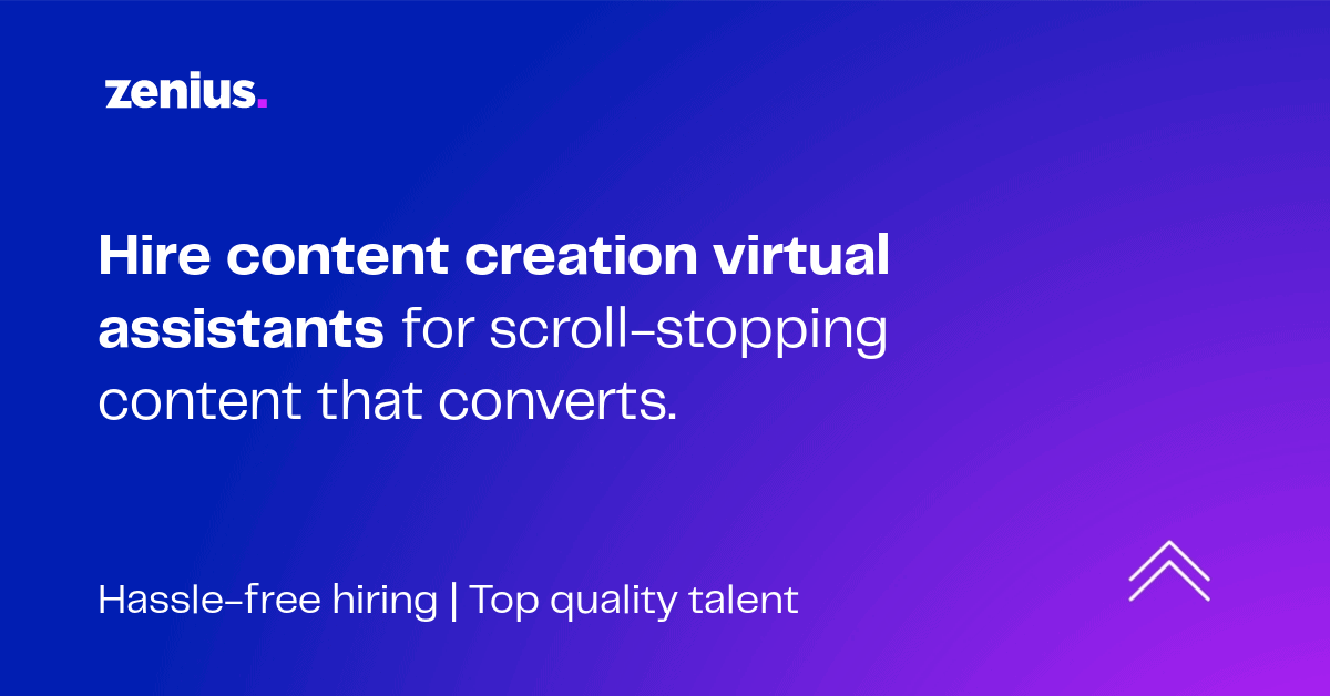 Hire Content Creation Virtual Assistants To Elevate Your Online ...